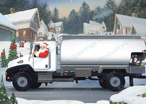 Heating Oil Christmas Cards | For Fuel Delivery Co. | Industry Greetings