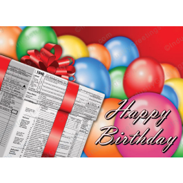 Accounting Office Birthday Card