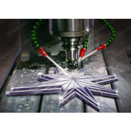 Machinist Christmas Card | CNC Milling a North Star
