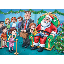 Funny Lawyer Christmas Card | Legal Santa Representation