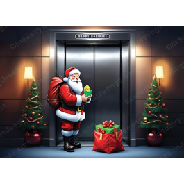Elevator Industry Christmas Card