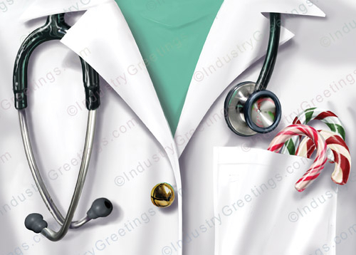 Holiday Doctor Christmas Card